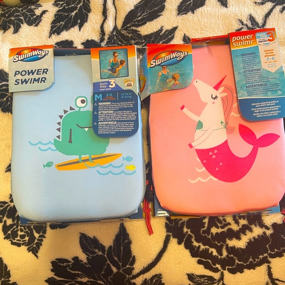 SwimWays | Swim | 2 Swimways Power Swimr Swim Training Life Float ...